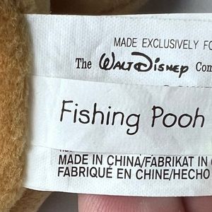 Disney | Toys | Disney Store Fishing Pooh 8 Plush Stuffed Animal Bean ...